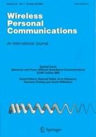 Wireless Personal Communications, Special Issue: Spectrum and Power Efficient Broadband ...