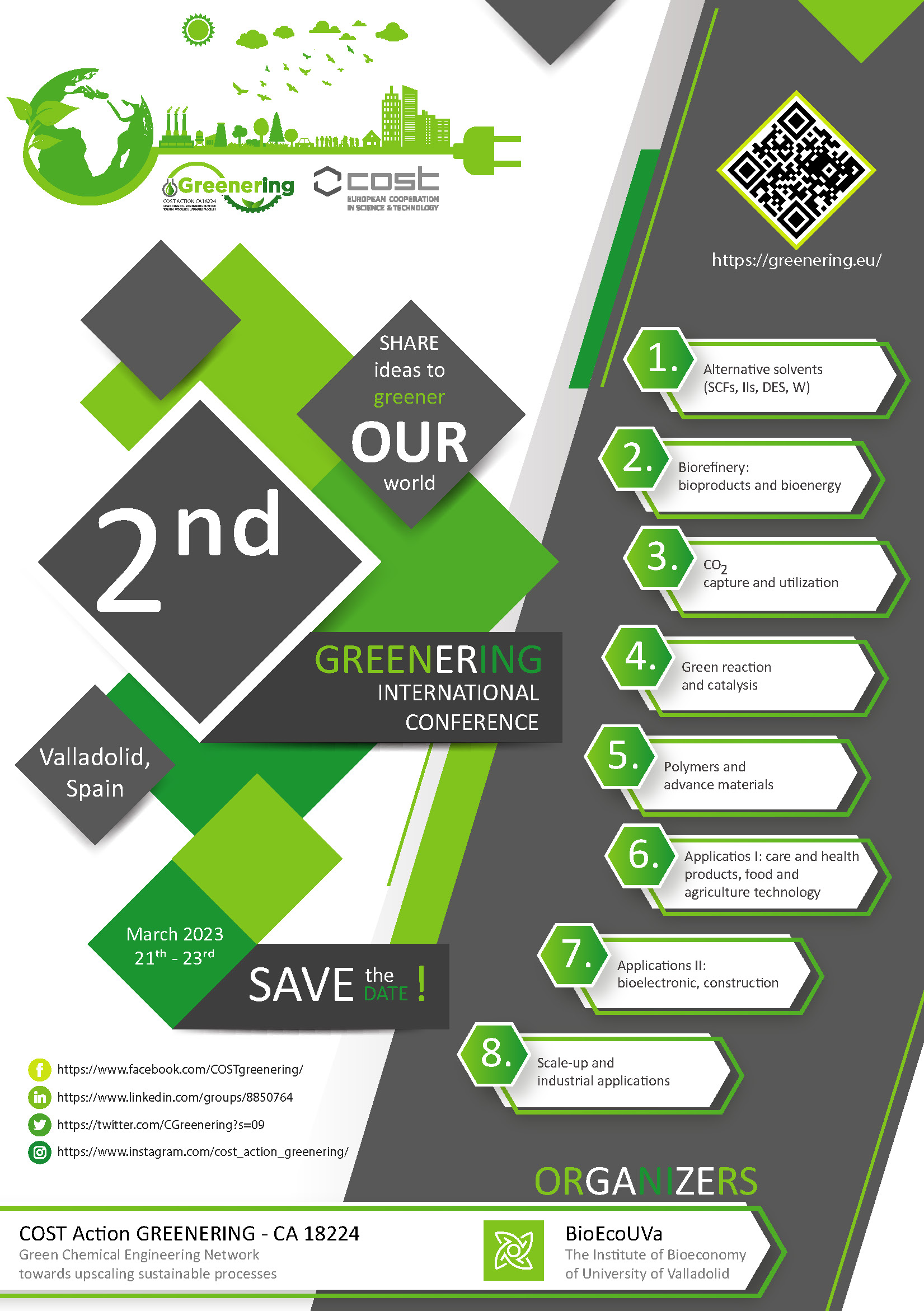 2nd GREENERING International Conference - COST